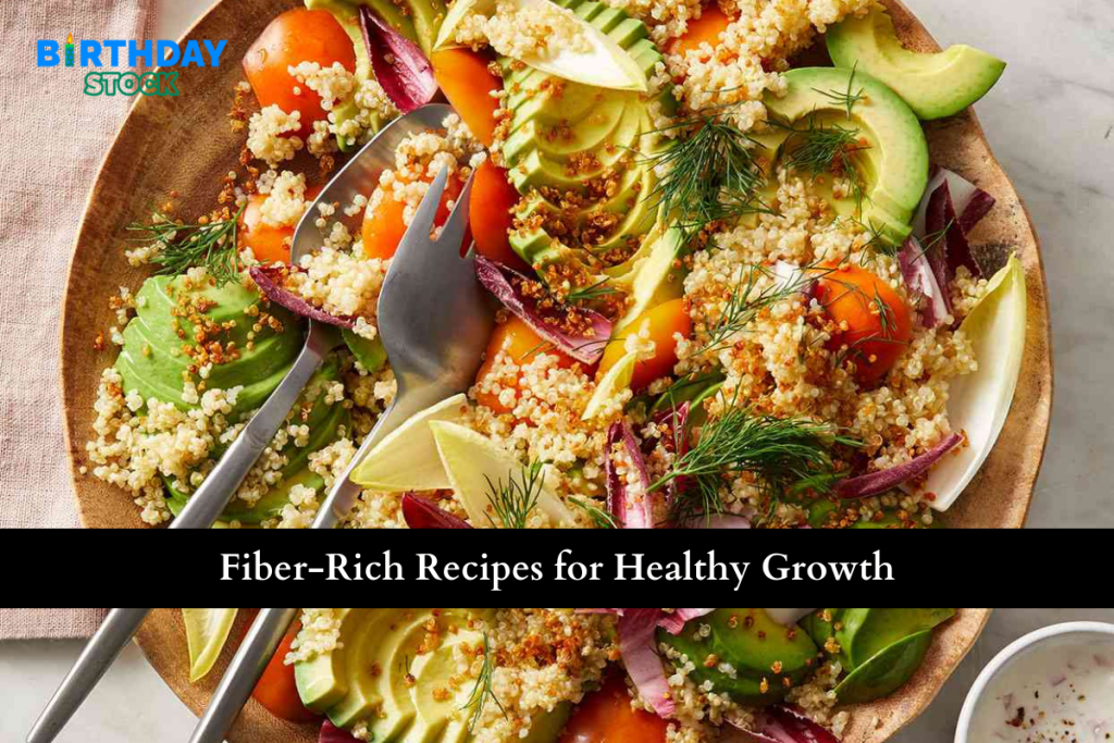 Fiber-Rich Recipes For Healthy Growth - Birthday Stock