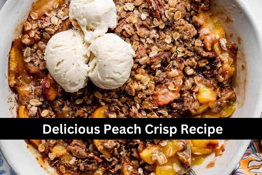 Delicious Peach Crisp Recipe - Birthday Stock