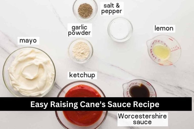 Easy Raising Cane's Sauce Recipe - Birthday Stock