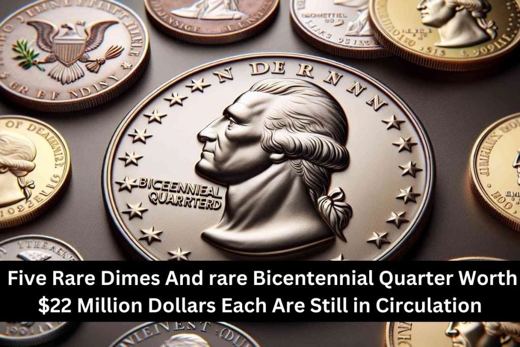Five Rare Dimes And Rare Bicentennial Quarter Worth $22 Million Dollars Each Are Still In ...