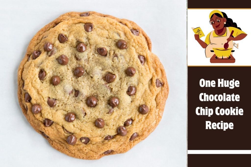 One Huge Chocolate Chip Cookie Recipe - Birthday Stock