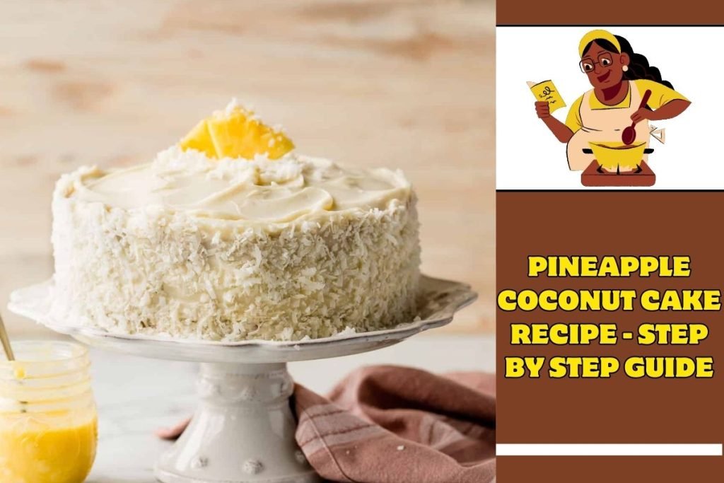 Pineapple Coconut Cake Recipe - Step By Step Guide - Birthday Stock