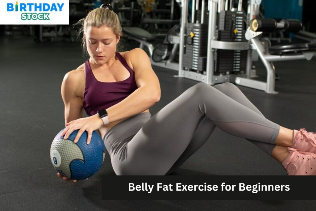 Belly Fat Exercise For Beginners - Birthday Stock