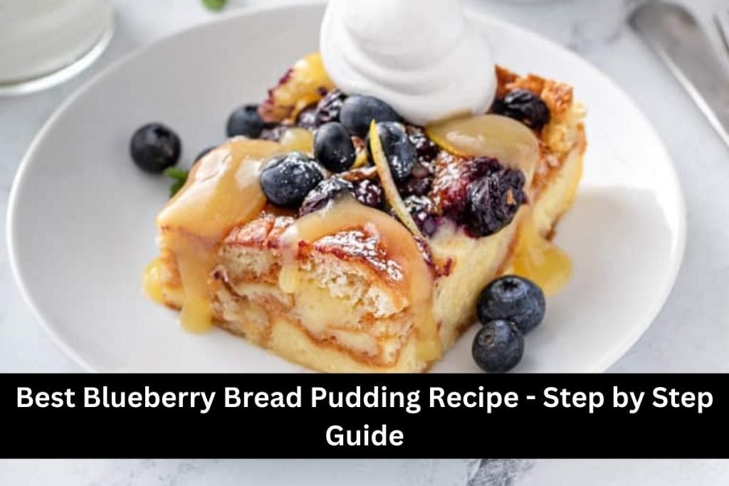 Best Blueberry Bread Pudding Recipe - Step By Step Guide - Birthday Stock