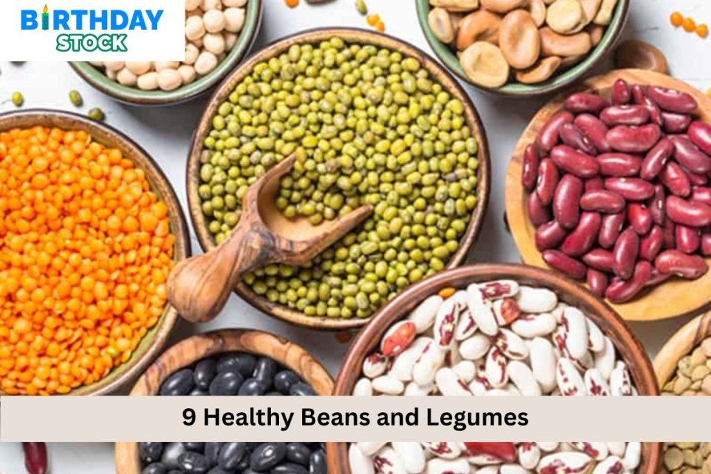 9 Healthy Beans And Legumes - Birthday Stock