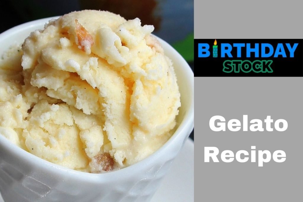 Gelato Recipe - Birthday Stock