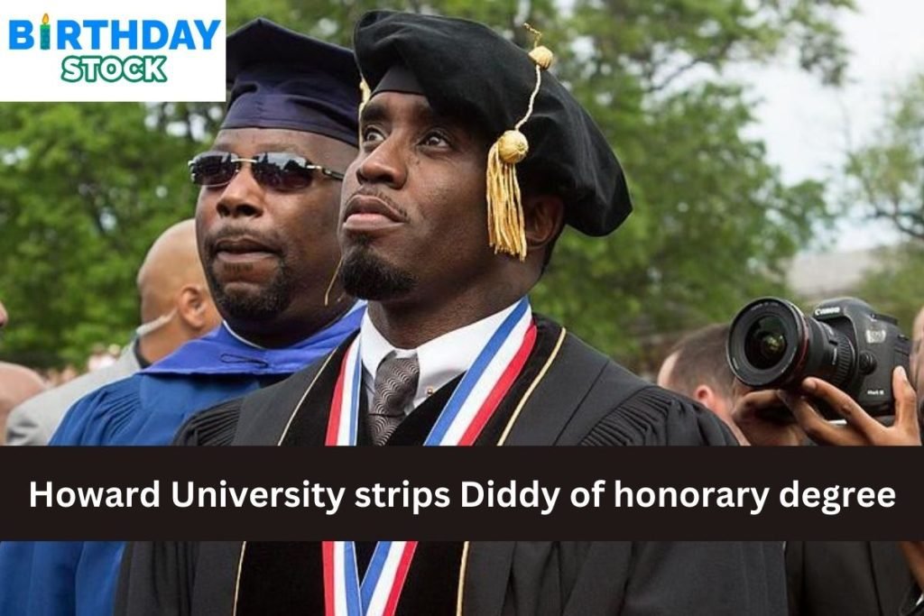Howard University Strips Diddy Of Honorary Degree - Birthday Stock