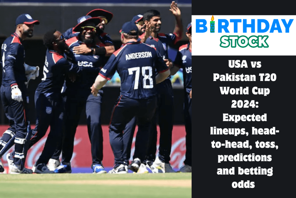 USA Vs Pakistan T20 World Cup 2024: Expected Lineups, Head-to-head ...