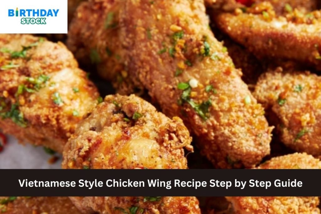 Vietnamese Style Chicken Wing Recipe Step By Step Guide - Birthday Stock